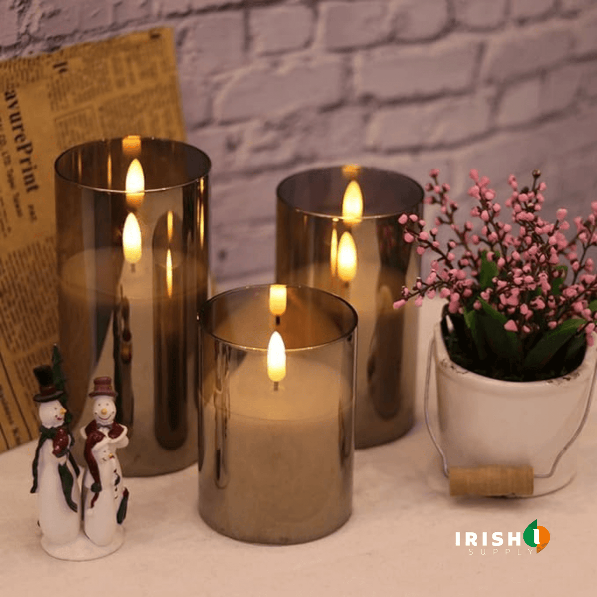 FLAZE Flameless LED Candle (Set of 3) – IrishSupply