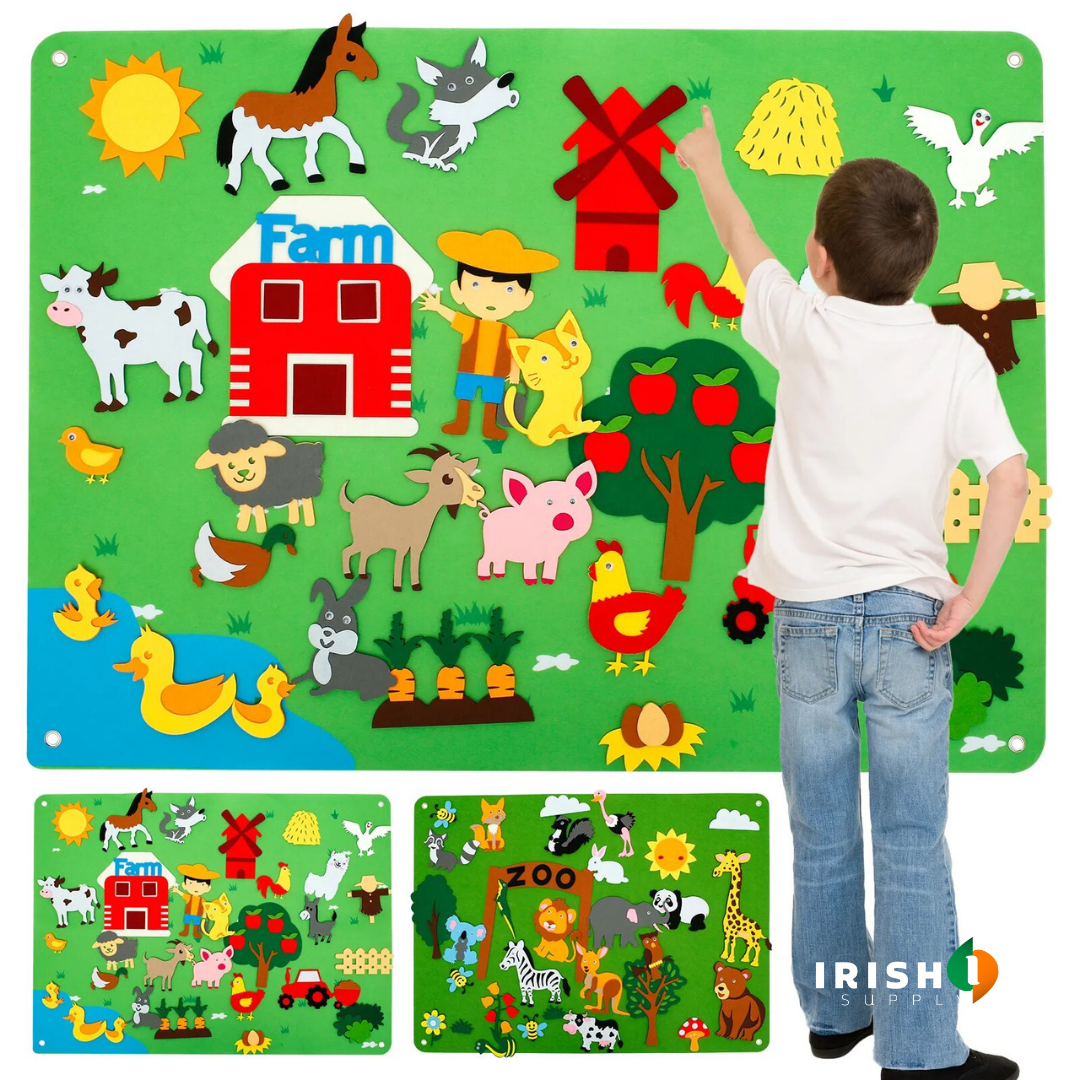 FELTALES Interactive Educational Felt Board for Storytelling Adventure ...