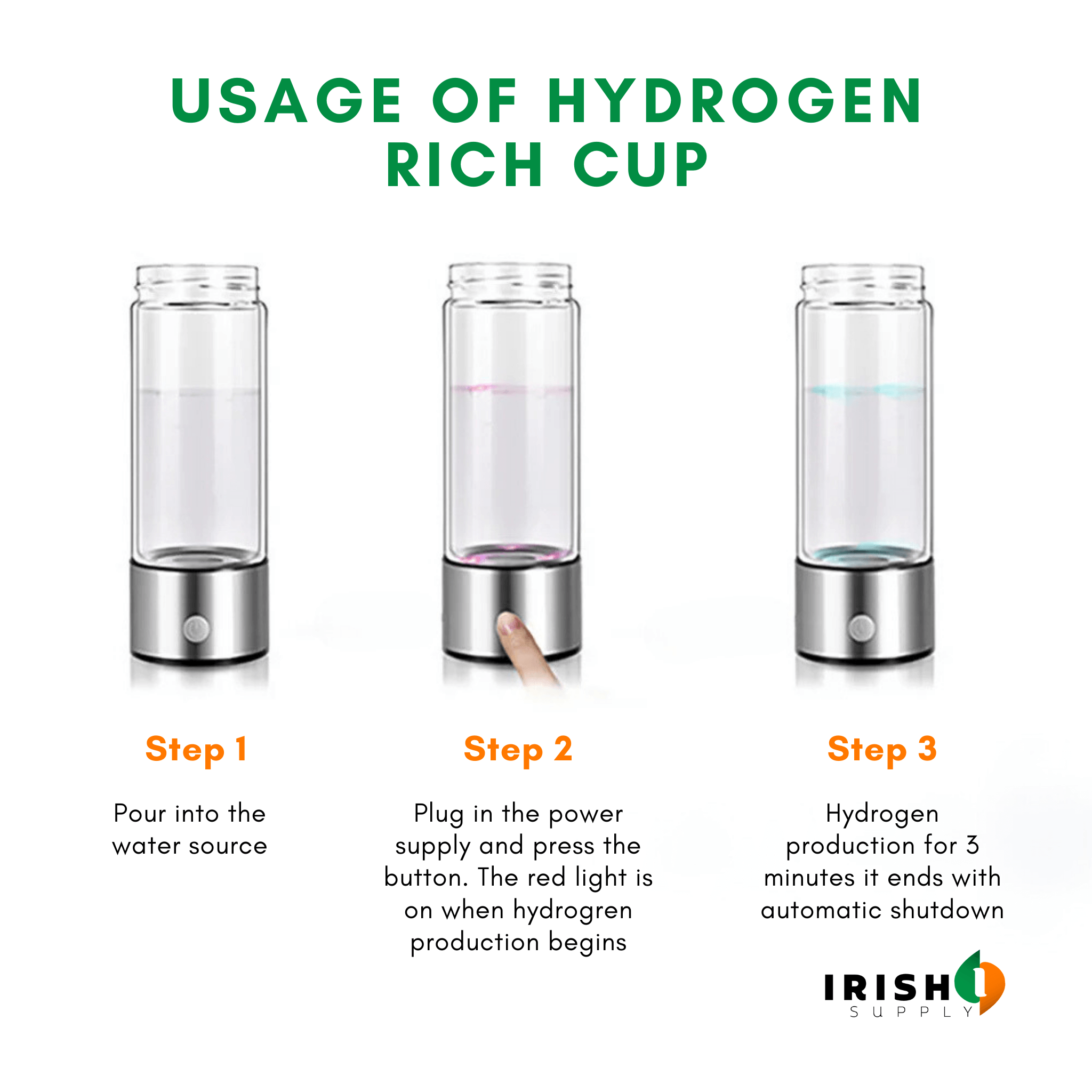 HydroZen - Hydrogen Generator Water Bottle